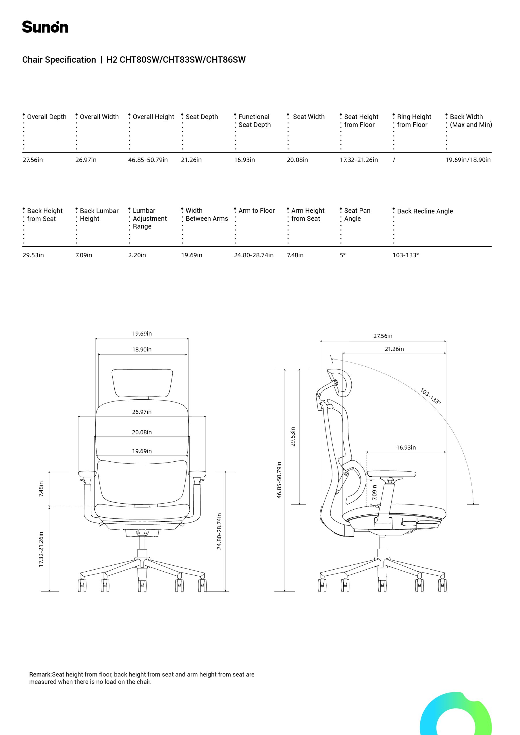 H2 - Ergonomic Office Chair | Sunon Furniture