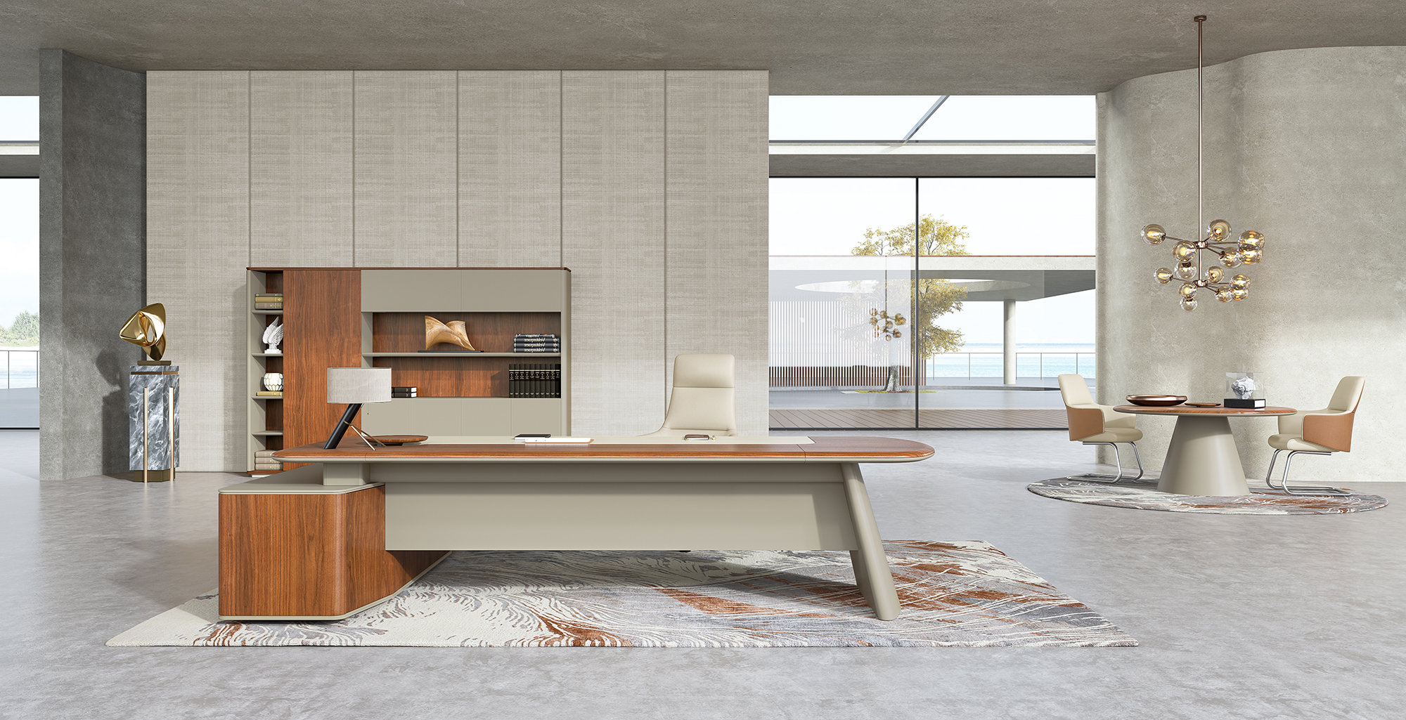 Round Ⅱ | Modern Office Desk | Sunon Furniture