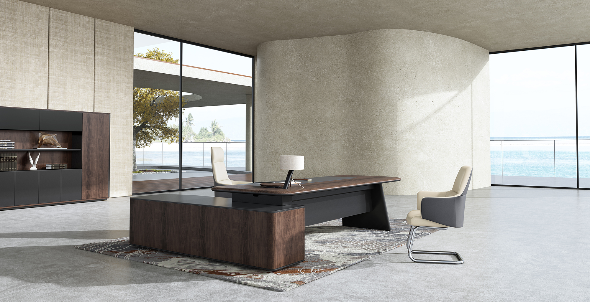 Round Ⅱ | Modern Office Desk | Sunon Furniture