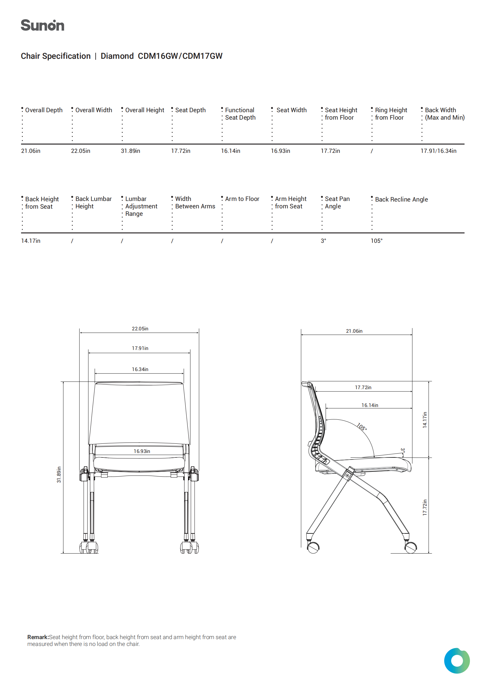 Diamond | Training Chair | Sunon Furniture